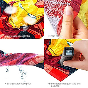 30 X 30cm Unisex One Size Iron Man Cotton Towel Avengers Cartoon Face Cloth Towel