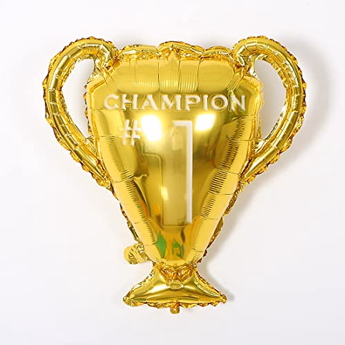 Morndew 2 PCS Golden Trophy Foil Balloons for Champion Celebration Party Graduation Party Decorations