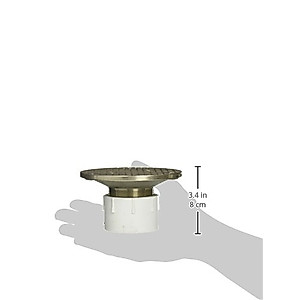 Zurn CO2450-AB3, Adjustable Floor Cleanout, 3 Inch ABS Hub Connection