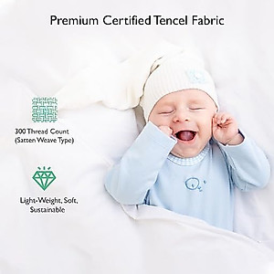 Linenwalas Tencel Lyocell Duvet Cover Set with Deep Pocket Fitted Sheet, Viscose Made from Eucalyptus Soft, Lightweight and Breathable Complete Bedding Set (Rose Gold, King)