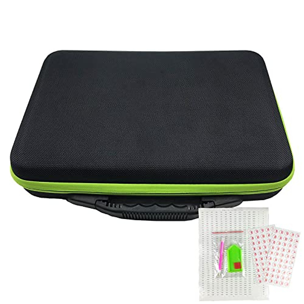 Diamond Painting Storage - 20/40/80 Bottles Portable Box for Beads, Seeds, Studs, Rhinestones, Buttons Organizing