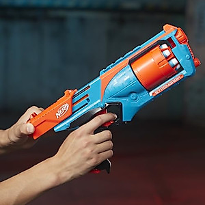 Nerf Elite Strongarm, Rotating Barrel, Slam Fire, 6 Darts, 8 Year Old Boys & Girls & Up (Amazon Exclusive)