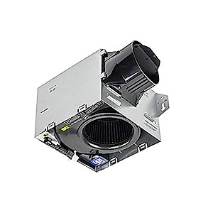 Delta BreezIntegrity ITG100ELED 100 CFM Exhaust Bath Fan with Edge-Lit Dimmable LED Light,White