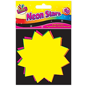 Artbox 10x10cm Fluorescent Stars (Pack of 40)