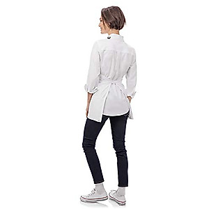 Chef Works Unisex Three Pocket Apron, White, One Size