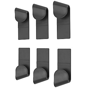 6Pcs Pot Lid Organizer for Cabient, ABS Punch Free Pot and Pan Lid Storage Rack, Wall Mounted Pot Lid Holder, Pot Lid Holder Kitchen Hacks, Household Pot Lid Hanger for Home Kitchen