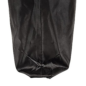 Sweda Nylon Folding Shopping Tote | Reusable Grocery Bag | Multipurpose Heavy Duty Tote | Large Capacity Eco-friendly Shopping Bag - Black