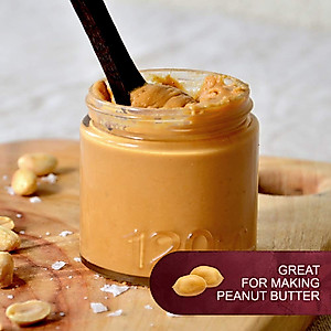 Roasted Unsalted Peanuts 5 Pounds (80oz) By We Got Nuts – Premium Quality Kosher Peanut – Healthy & Natural Rich Flavor Snack – Great For DIY Homemade Peanut Butter – Air-Tight Resealable Bag Package