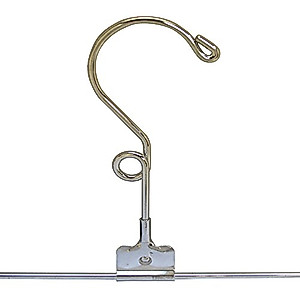 DBM 25 Pc Hangers Size 12" Chrome Metal Wire Pant Skirt Clip Pinch Grip Fixture Retail Display Adult Clothing