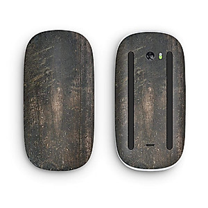Design Skinz Raw Wood Planks V8 Vinyl Decal Compatible with The Apple Magic Mouse 2 (Wireless, Rechargable) with Multi-Touch Surface