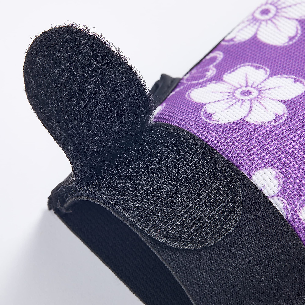 COOLJOB Medium Gardening Work Gloves for Women Ladies, Thorn Proof for Rose Pruning, Cactus Handling, Blackberry Bush Planting, Puncture Resistant Anti-Slip Flexible, 1 Pair M Floral Purple