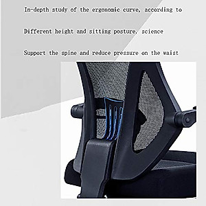 Ergonomic Mesh Office Chair High Back Computer Chair Desk Chair Mesh Chair with Thick Cushion Soft Adjustable (Color : C)
