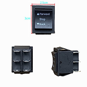 weelye Forward, Stop, Reverse Gear Switch for Children Electric Powered 4 Wheel Replacement Parts Kids Ride-On Car Toys Accessory