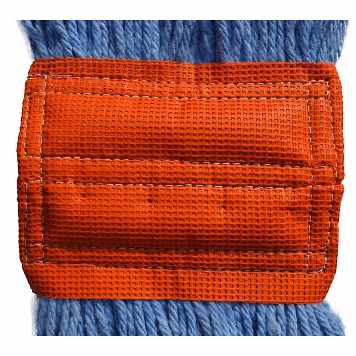 Nine Forty Industrial and Commercial-Grade Looped End Wet Mop - String Mop with 42”-72” Adjustable Aluminum Handle Length - Flip Grip Clamp - for Optimal Absorption and Durability - Blue