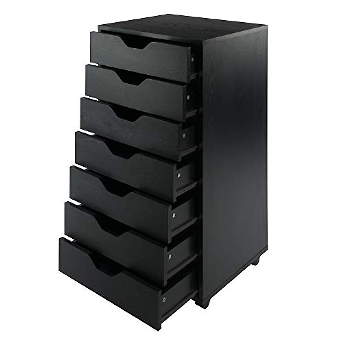 Winsome Halifax Storage/Organization 7 Drawer Black & Halifax Storage/Organization, 5 Drawer, Black