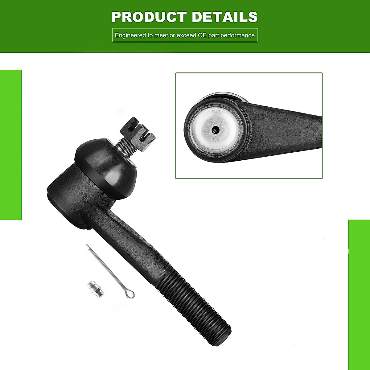 SCITOO 8pcs Front Suspension Kit Inner Outer Tie Rod End Lower Upper Ball Joint Fit 1987-1991 for Chevy Blazer K5 Blazer K10 K20 Suburban V10 V20 for GMC Jimmy K1500 K2500