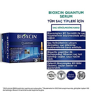 Bioxcin Quantum Hair Serum with Bio Activ Peptides (15x6 ML / 15x0.20 fl oz)