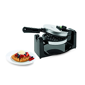 Salton WM1082, Rotary Waffle Maker, 5 kg, Stainless Steel, Black