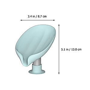 4 Pcs soap Drainer self draing soap Sucker Holder Suction Cup soap case Soap Drying Dish Soap Dish with Drain Plastic pallets Practical soap Shelves Drying Rack Travel Sponge abs