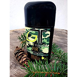 Green Theory Fir Scent Masking Natural Deodorant - Probiotic, Aluminum Free, Hunting - Tree Scents Collection - Solid 2.65 Ounce