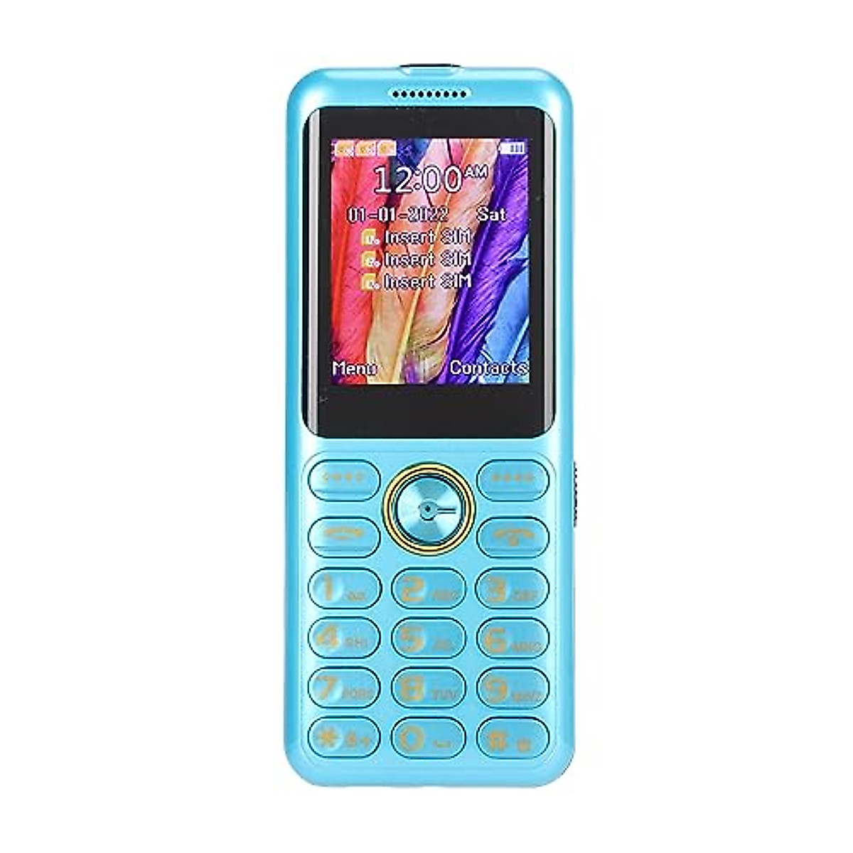 2G Phone, Big Button Cellphone One Button Flashlight 2500mAh Battery for Travel for Elderly (US Plug)