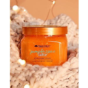 TREE HUT Pumpkin Spice Latte Shea Exfoliating, Hydrating Sugar Scrub 700250 1 510.0 grams