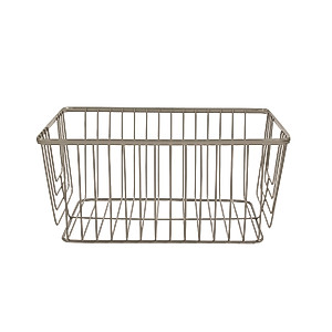 Spectrum Diversified Ashley Basket, Large, Satin Nickel