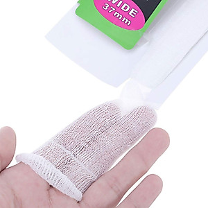 Baost 1 Roll 5M Water Soluble Bags PVA Carp Fishing Bag Bait Holder Transparent Fishing Packing Bags Fishing Tackle Storage Bags Refill Bait Bag 25mm5m