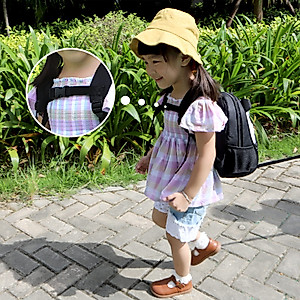 yodo Kids Insulated Toddler Backpack with Safety Harness Leash and Name Label - Playful Preschool Lunch Boxes Carry Bag, Panda