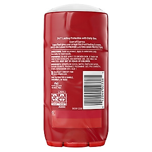 Old Spice Aluminum Free Deodorant for Men, 24/7 Odor Protection, Red Zone Collection, Aqua Reef with Cypress Scent, 3 oz (Pack of 2)