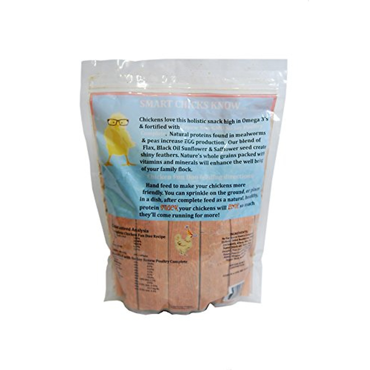 LITTLE FARMER PRODUCTS Chicken Fun-DOO Non-GMO, Soy-Free Chicken Treat | Premium Poultry Meal Worm, Vegetable & Herb Mix (3 lbs)