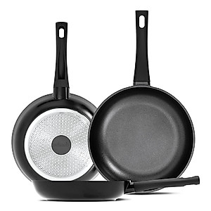 Sakuchi Frying Pan Set Nonstick Skillet Set Induction Compatible 3 Piece, 8 Inch, 9.5 Inch and 11 Inch…