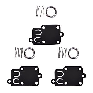 Getfarway Carburetor Diaphragm Gasket kit Fit for Spring Cap 2Hp Thru 5Hp Horizontal Engines, 270026 272538 272538S 272637 4157 (3 PCS)