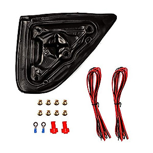 FEIPARTS Tow Mirrors Fit for Towing Mirrors with 2014-2018 for Chevy for GMC 1500 2015-2019 for Chevy for GMC 2500 HD 3500 HD Power Heated Turn Signal Puddle Light with Black Pair Left Right Mirrors