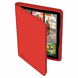 Ultimate Guard Zipfolio 360 – 18 Pocket Xenoskin Red