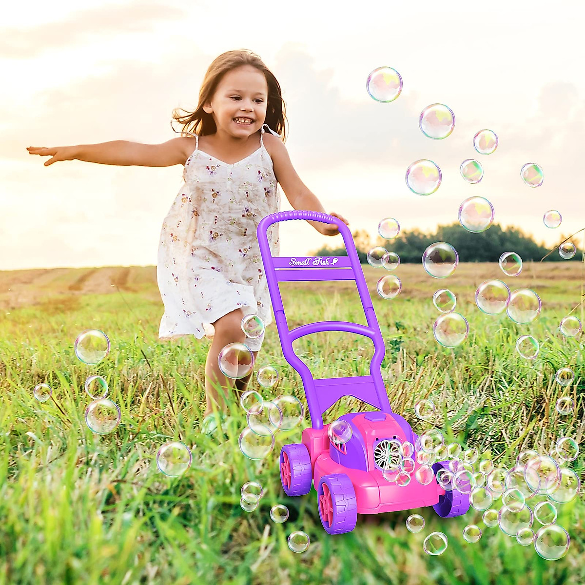 Bubble Lawn Mower for Toddlers