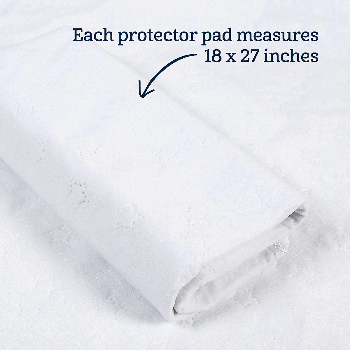 Gerber, Baby Boys and Girls Newborn Infant Baby Toddler Nursery Waterproof Barrier Bedding Crib Protector Pad, 18”x 7”, White, 2 Pack