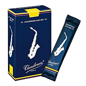 Vandoren SR213 Alto Sax Traditional Reeds Strength 3; Box of 10