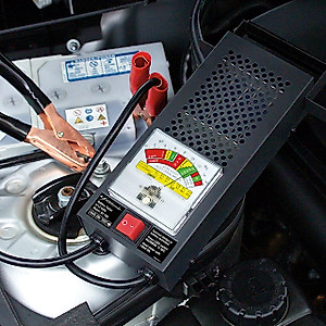 Schumacher BT-100 Battery Load Tester and Voltmeter - 100 Amp, Black