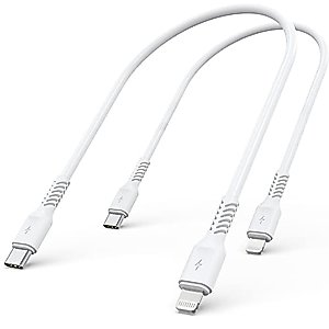 1ft USB-C to Lightning Cable Short, 2Pack USB Type C to Lightning Cable Fast Charging USB C to iPhone Charger Cord Compatible with Apple iPhone 13 12 Pro Max 11 X Xs Xr 8 7 6 Plus 5 SE iPad Air/Mini