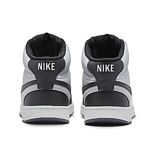 Nike Mens Court Vision Mid Leather Sneakers Athletic Shoes Gray 9 Medium (D)