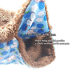 Oncpcare Pet Cage Hammock, Bunkbed Sugar Glider Hammock, Guinea Pig Cage Accessories Bedding, Warm Hammock for Small Animal Parrot Sugar Glider Ferret Squirrel Hamster Rat Playing Sleeping