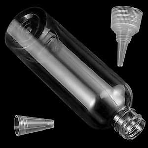 FUNSUEI 80 Pack 4 OZ 120 ml Plastic Squeeze Bottles with Twist Top Cap, Clear Plastic Dispensing Bottles with Dust-Proof Cap for Seasonings, Sauce, Oil, Cosmetics, Shampoo, Paint