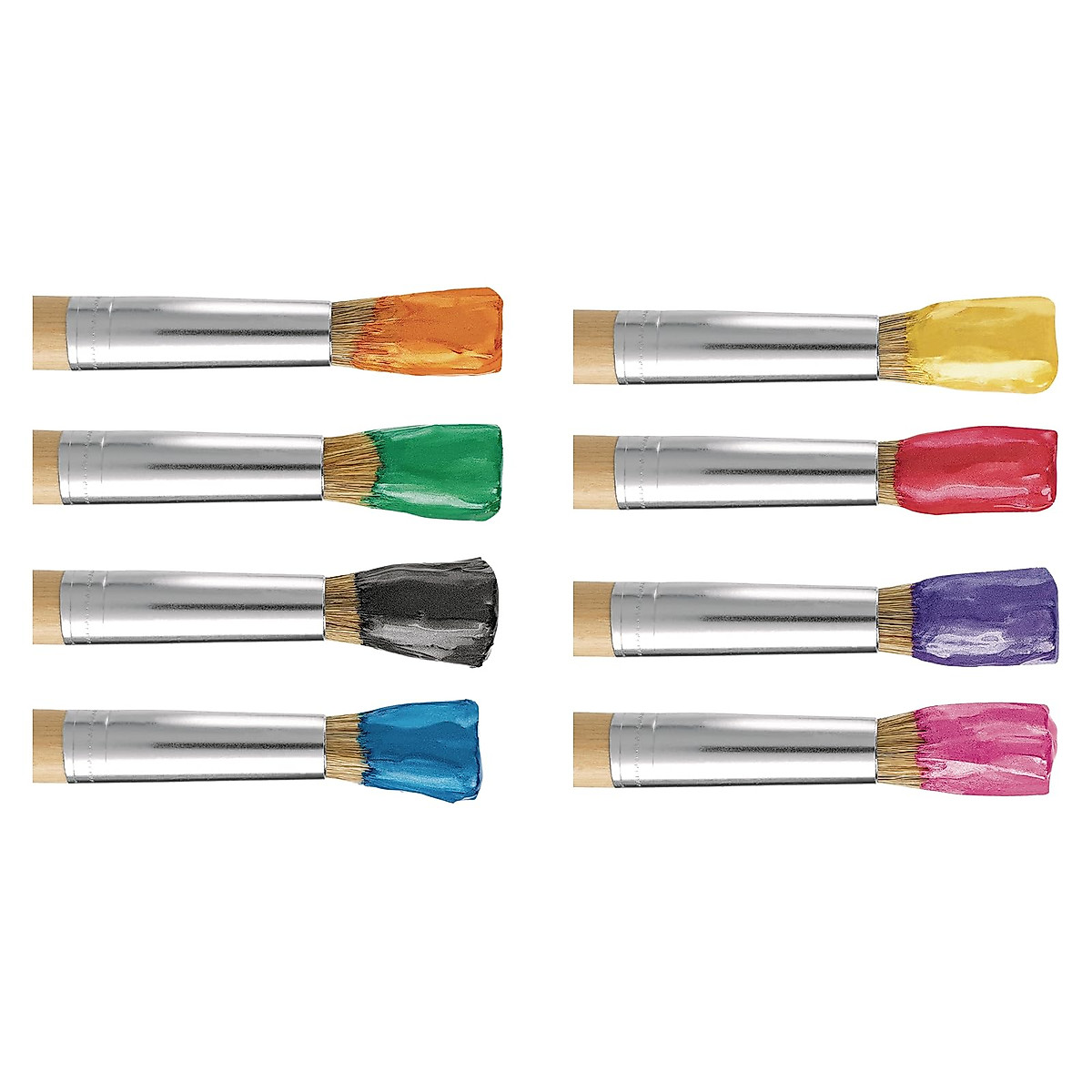 Colorations Washable Tempera Shiny, Metallic Effect Paint, 16 fl oz, Set of 8 Colors, Non Toxic, Vibrant, Bold, Kids Paint, Craft, Hobby, Fun, Art Supplies