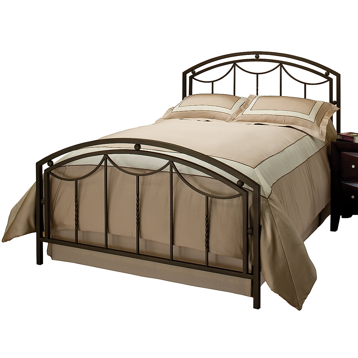 Hillsdale Furniture Hillsdale Arlington, King, Bronze Set with Bed Frame