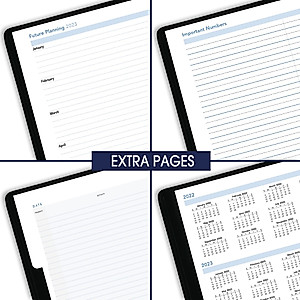 2022 Daily Appointment Book & Planner by AT-A-GLANCE, 6-1/2" x 8-3/4", Medium, The Action Planner, Black (70EP0305)