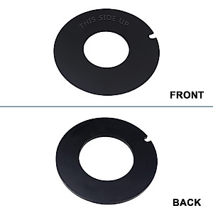 Sikawai 385316140 385311462 RV Toilet Flush Seal Replacement Kit Toilet Rubber Ball Bowl Gasket Fits for Do-Metic Se-Aland Man-sfield Vacu-Flush Cam-per 510/510+, 2010,506/1006,1008/EcoVac 146-149