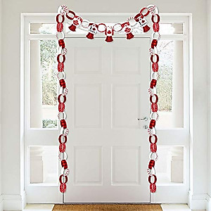 Big Dot of Happiness Canada Day - 90 Chain Links and 30 Paper Tassels Decoration Kit - Canadian Party Paper Chains Garland - 21 feet