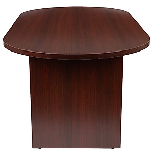 Flash Furniture Jones 6 Foot (72 inch) Oval Conference Table in Mahogany
