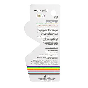 wet n wild Pride Breakup Proof Waterproof Liquid Eyeliner Pen, Black (1115479)